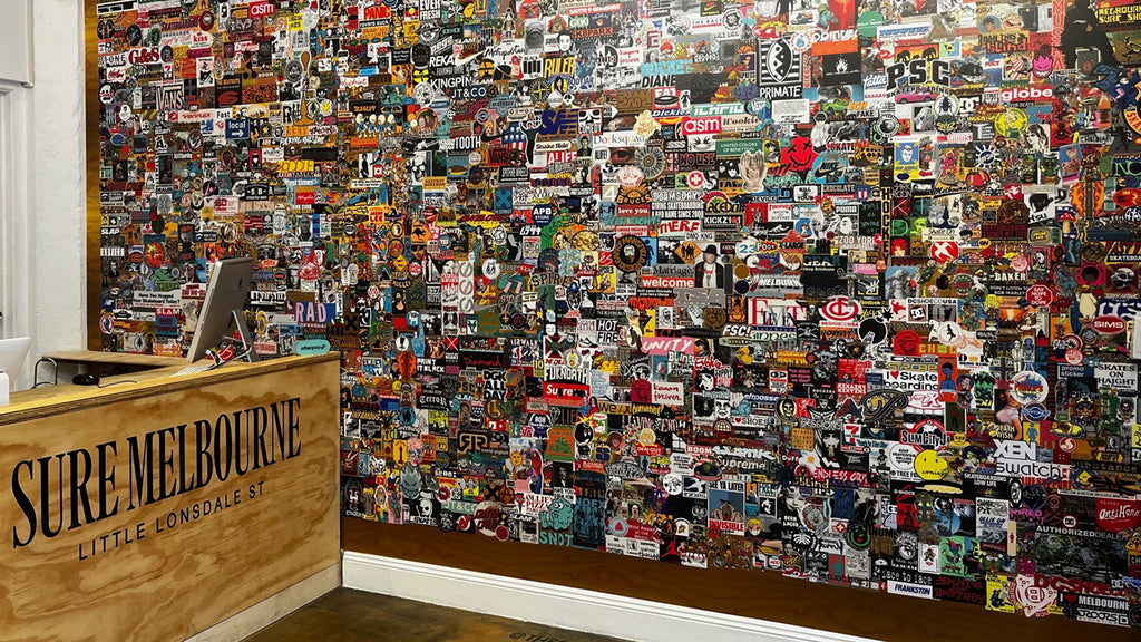 "STICKER TOSS" – THE SURE STORE