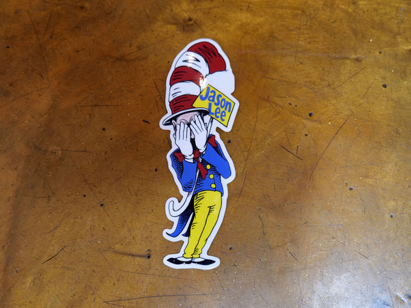 Jason Lee Cat in The Hat Sticker 5" – THE SURE STORE