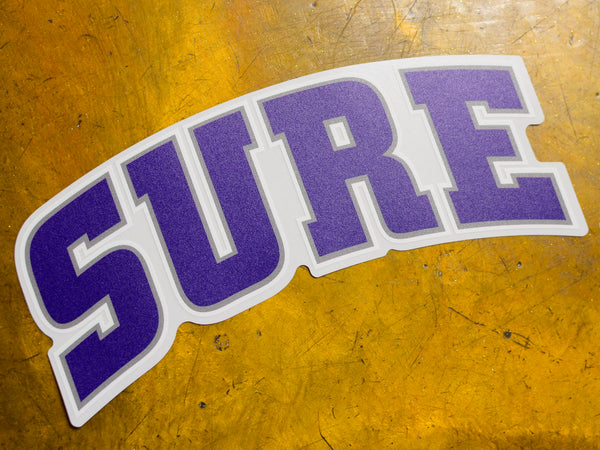 Large Pea Ess Sea Sticker - Blue – THE SURE STORE