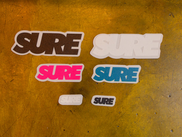 Banner Sticker Small - Teal – THE SURE STORE