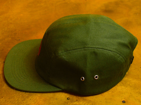 Crew 5 Panel Cap - Army – THE SURE STORE