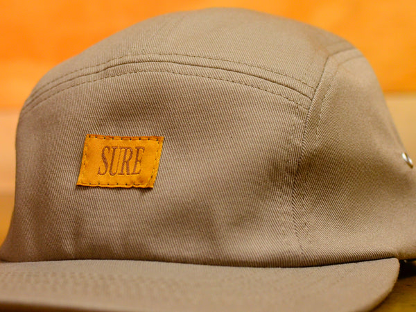 Crew 5 Panel Cap - Khaki – THE SURE STORE