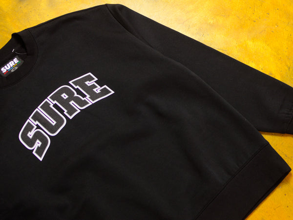 Pea Ess See Bold Heavy Crew - Black / Black – THE SURE STORE