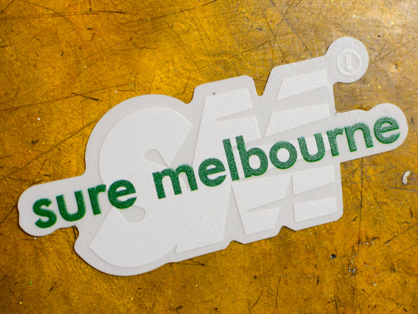 Small Droor SM Sticker - White – THE SURE STORE