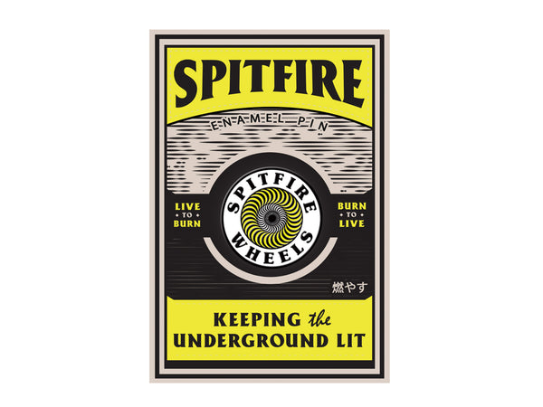 Spitfire - OG Circle Pin - Yellow – THE SURE STORE