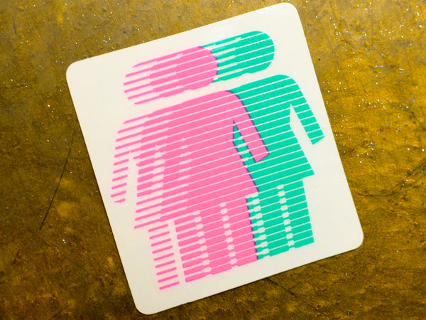 Girl Olympic Sticker – THE SURE STORE