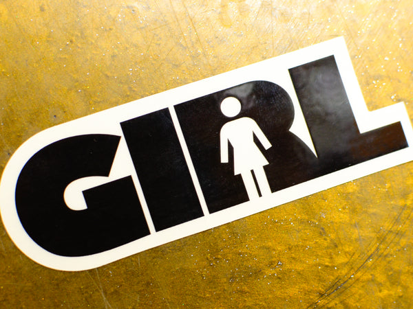 Girl Shadow Text Sticker - Multi – THE SURE STORE