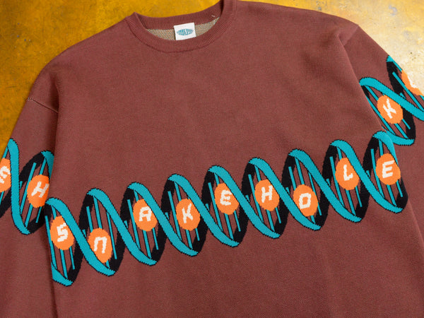 New DNA Knit Sweater - Chocolate – THE SURE STORE