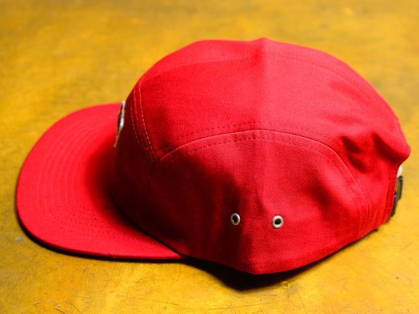 SM Patch 5 Panel Cap - Cardinal – THE SURE STORE